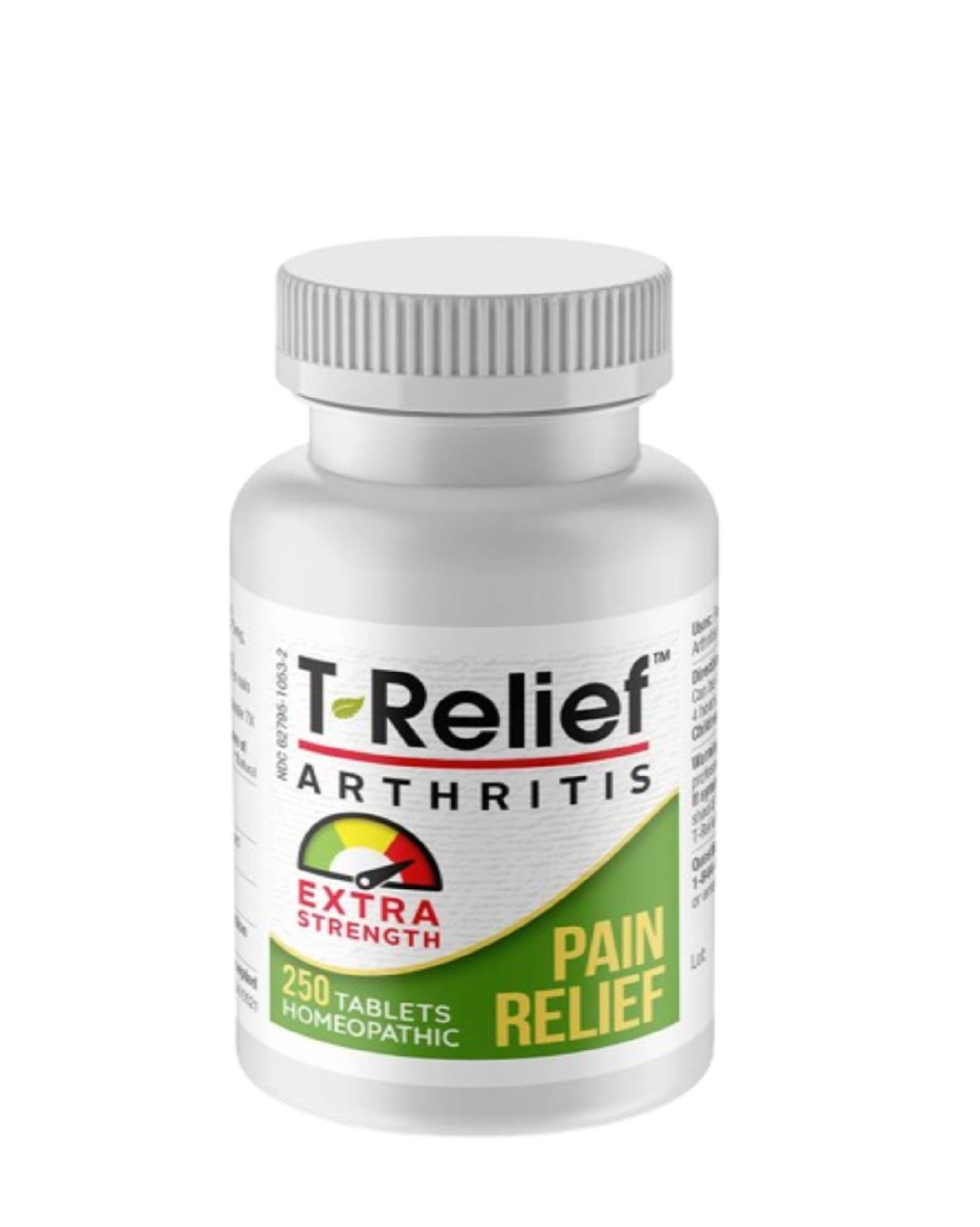 New T-Relief Extra Strength ARTHRITIS Pain Relief - 250 Tablets